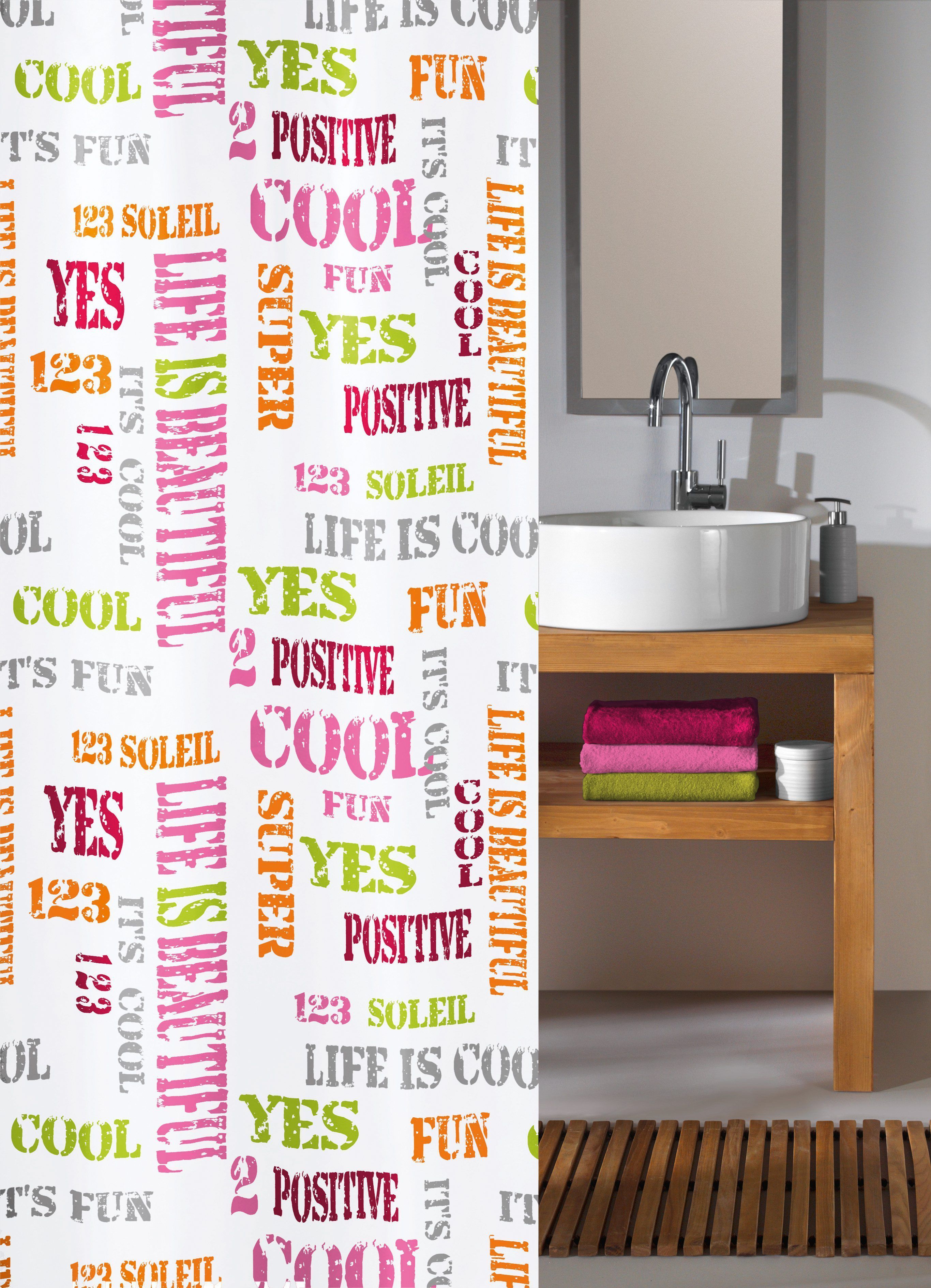 RIDEAU DE DOUCHE SKRIPT - Bâtiself