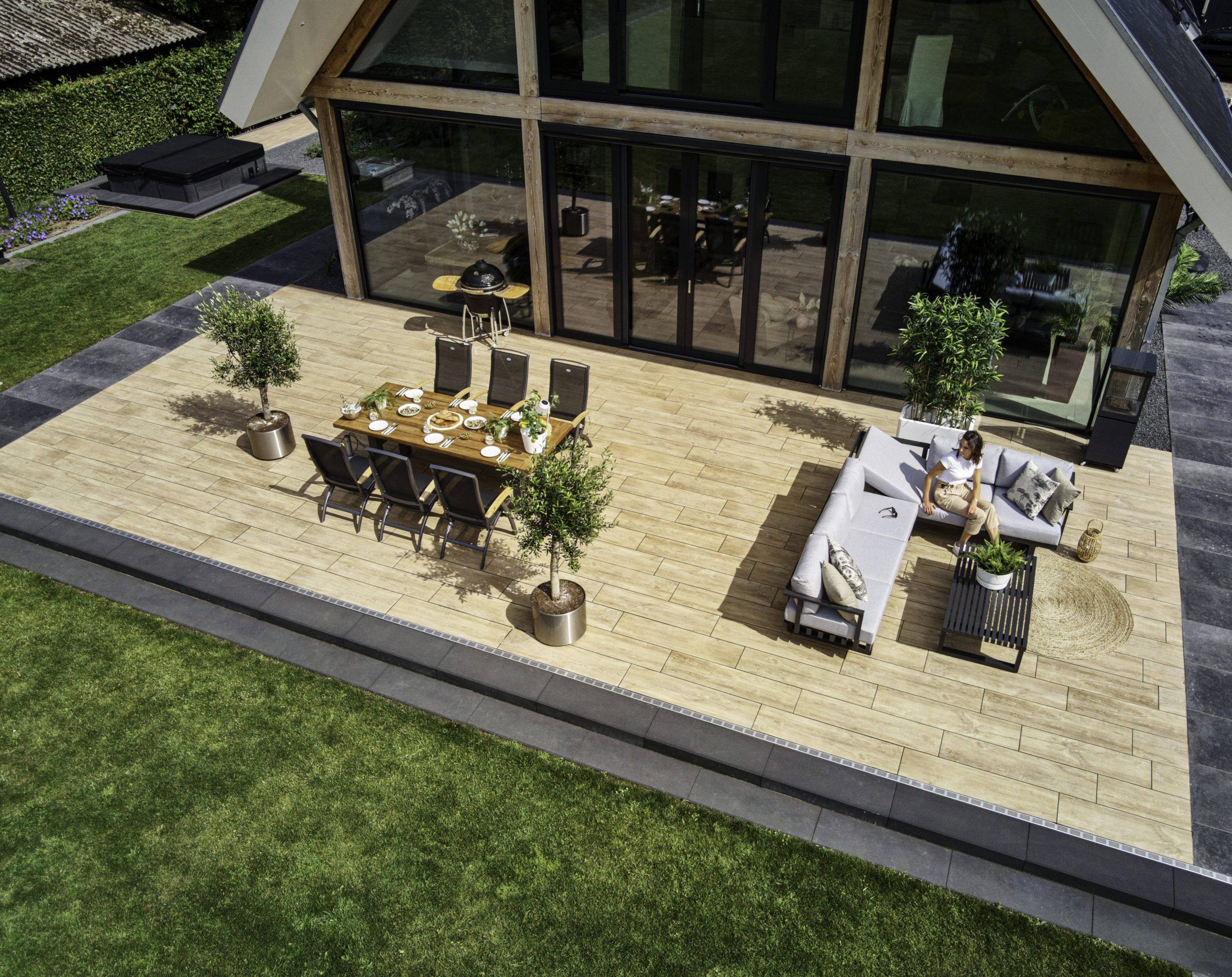 LOUNGE CORNER SET CALABRIA - Bâtiself